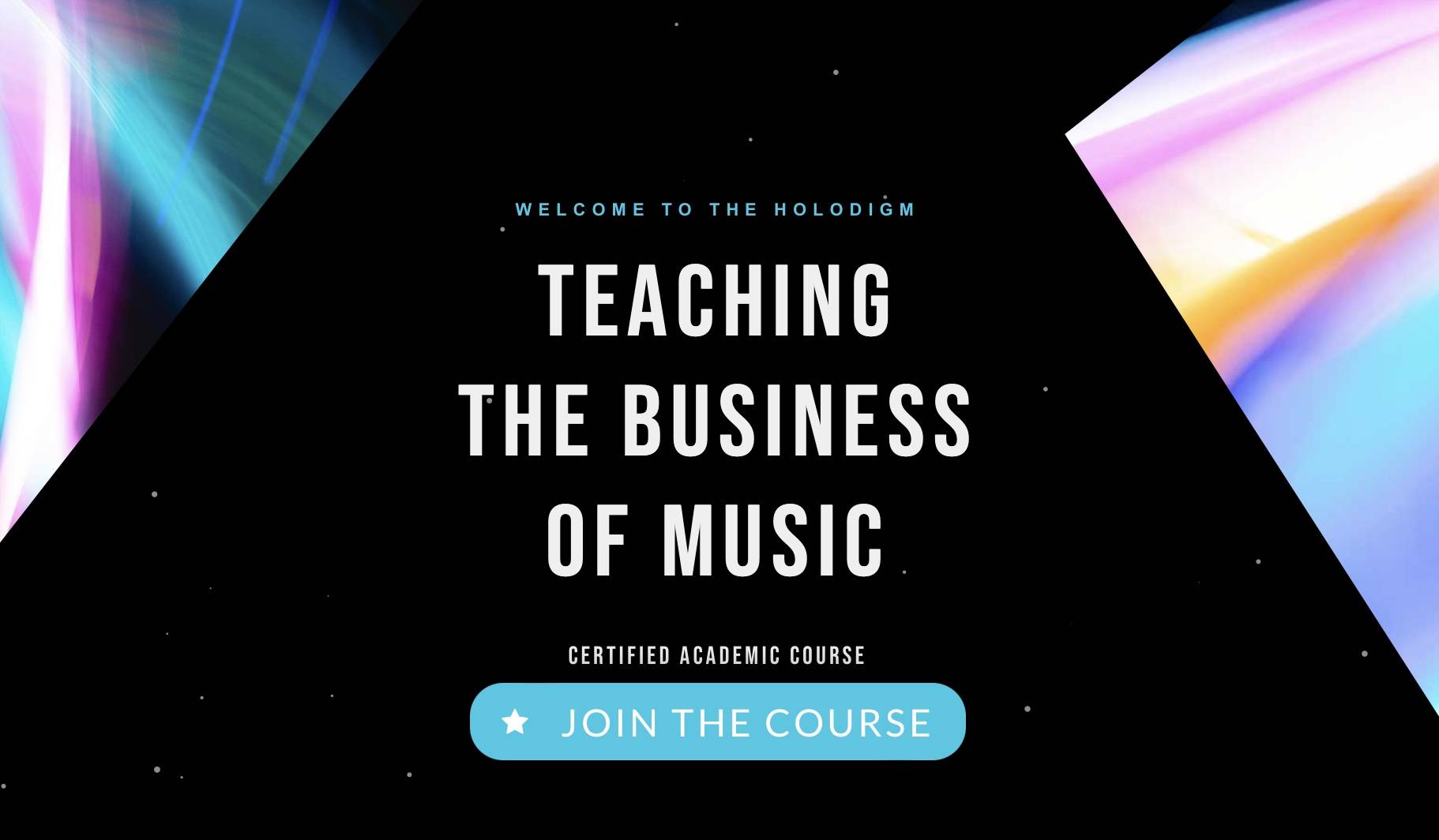 Music Management Online course - Holodigm Academy