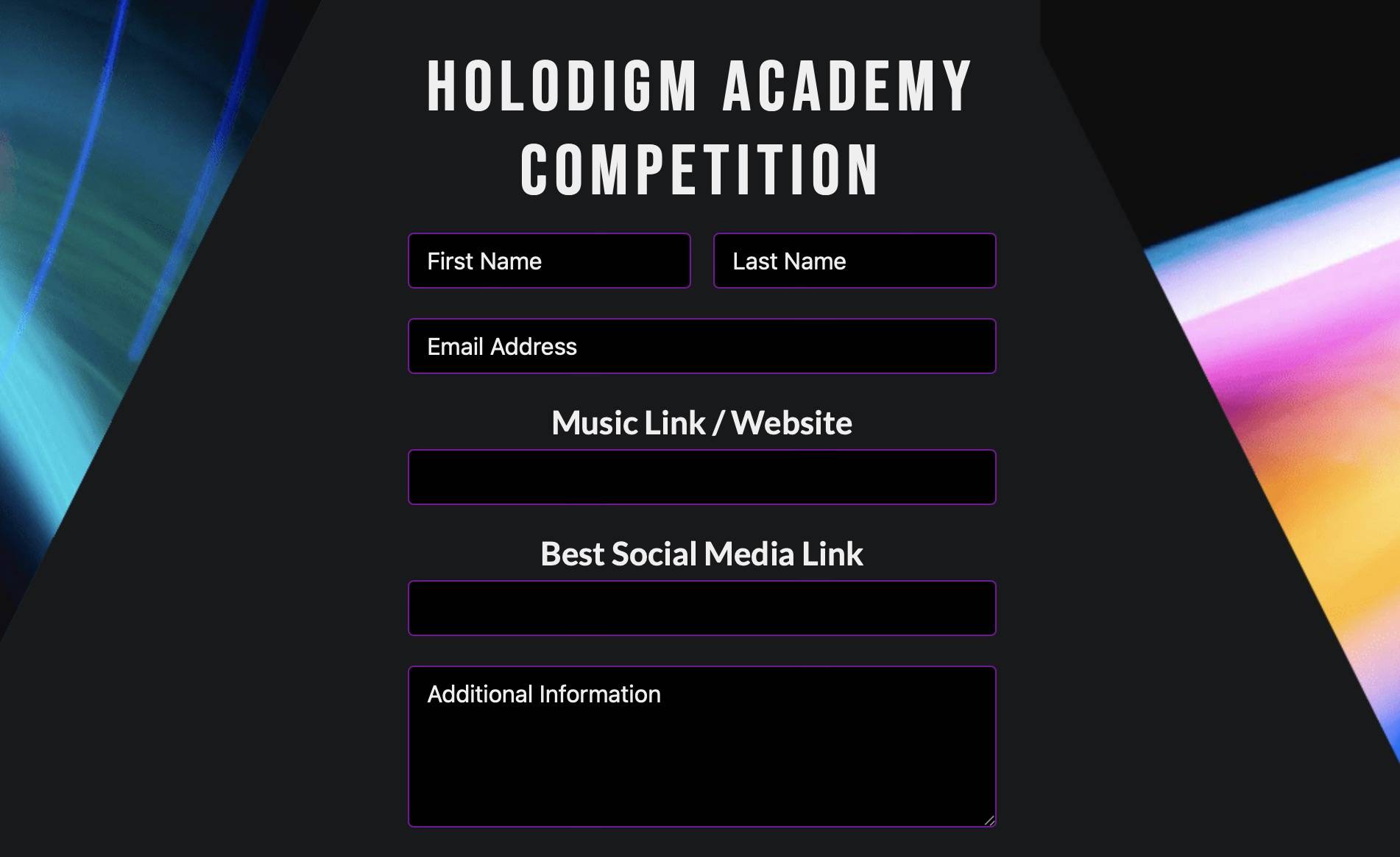 Holodigm Academy Competition